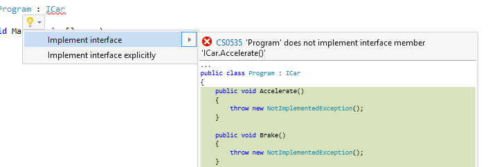 Interfaces In C What William Said